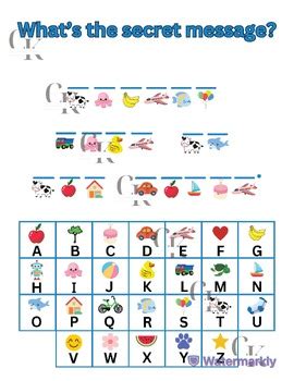 Secret Message Worksheets Sill Pack Of 5 By Counselorkaeslearninglab