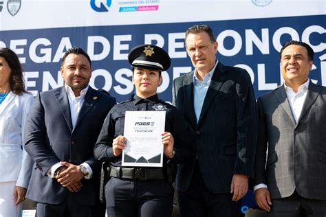 Reconoce Kuri Labor Ejemplar De La Policía Estatal De Querétaro