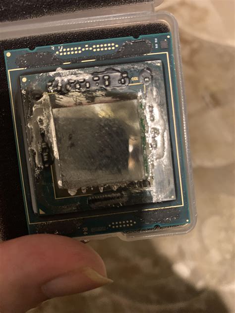 Delidded Cpu Liquid Metal On Electronics R Overclocking