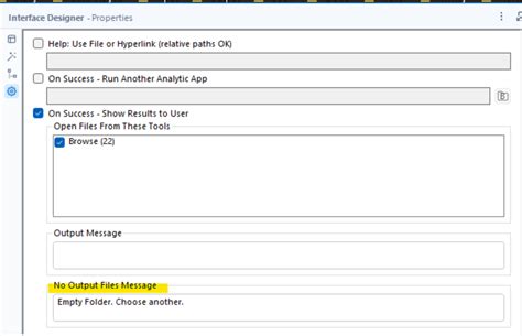 Show Error Message If Directory Is Empty Analytic Alteryx Community