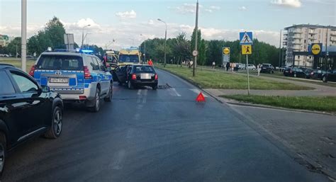 Wypadek na Alei Jana Pawła II Potrącony 13 latek na hulajnodze ZDJĘCIA