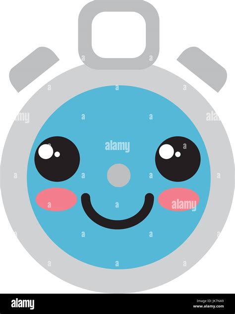 Chronometer Timer Kawaii Character Stock Vector Image And Art Alamy