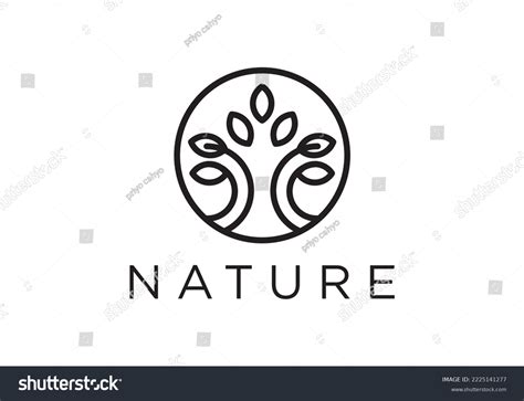 Tree Vector Icon Nature Tree Vector Stock Vector Royalty Free Shutterstock