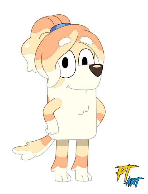 Bluey Aunt Frisky Hd Art By Platinumshrineart On Deviantart