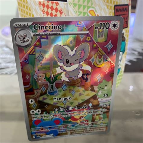 Jual Cinccino Ar Sv5s Pokemon Tcg Indo Shopee Indonesia
