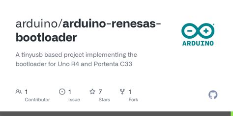Github Arduino Arduino Renesas Bootloader A Tinyusb Based Project Implementing The Bootloader