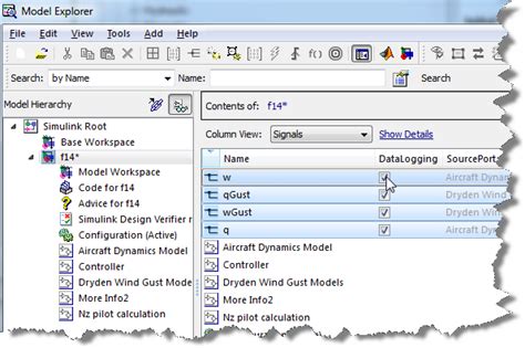 Controlling Signal Logging From Model Explorer Guy On Simulink