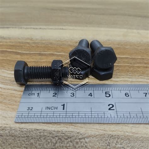 Jual Baud Mur Baja Kunci 13 M8 X 25 Panjang 25cm 25 Cm Baut Mur Htb Grade 88 M8x25 Full Drat