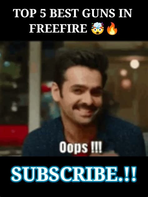 Top 5 Best 😍 Guns In Freefire Freefire Facts Telugu Maheshfreefire