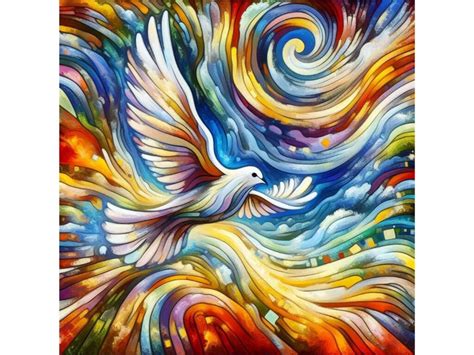 Expressionism Artwork Of A Dove In A Bri Graphic By Lineart3 · Creative