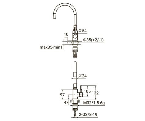 Кухонный смеситель Aquatica Kt 4b570p купить однорычажный стальной смеситель в Киеве и Украине