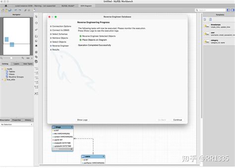 workbench MySQL 创建 er图 知乎