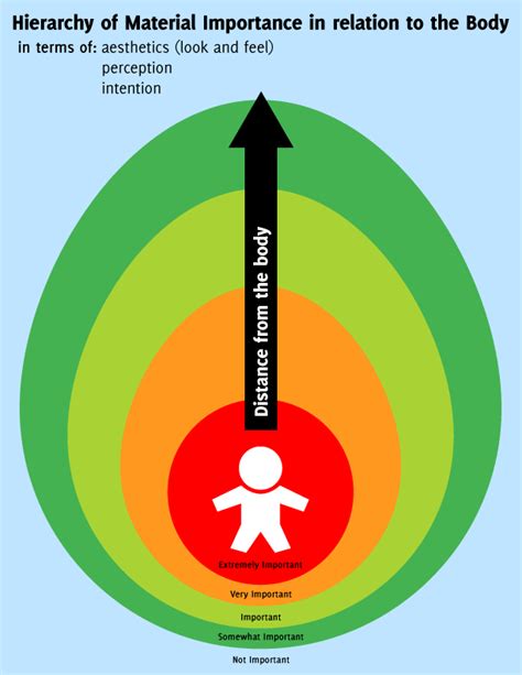 Hypothesis Hierarchy Of Material Importance In Relation To The Body