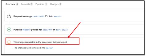 Missing The Description Causes The Merge To Be Stuck State For Half Hour How To Use GitLab