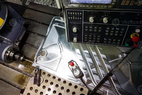 Measuring Process With Ruby Touch Probe On Large Cnc Milling Machine In