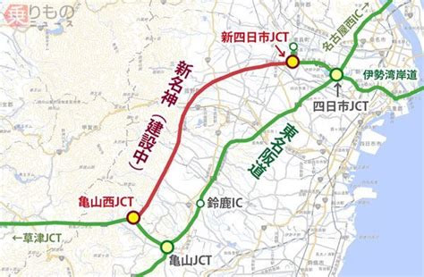 画像ギャラリー 東名阪道が渋滞するワケ 新名神開通で改善なるか 日本初の対策も 乗りものニュース