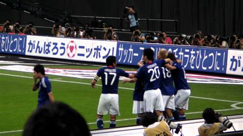サッカー ザックジャパン日韓戦！2011810 本田のゴール！！ Youtube