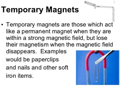 Lesson Plan Of Temporary And Permanent Magnets General Science Grade IV Effective And Creative