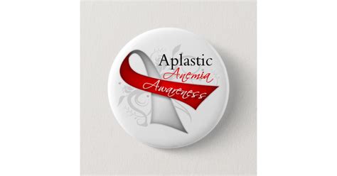 Aplastic Anemia Awareness Ribbon Button Zazzle