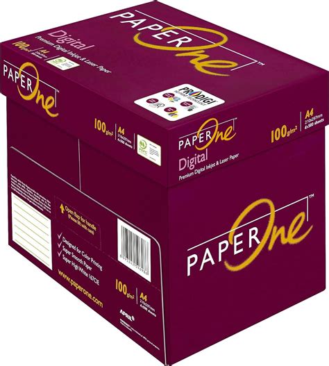 Paperone™ Digital Premium Copy Paper 100 Gsm A4 Size 4 Reams Per