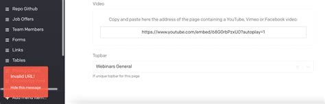 insert embed youtube videos using external video field in models
