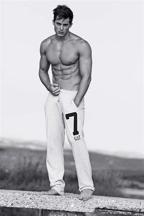 Pietro Boselli Bares His Hard Body In Sweaty New Armani Campaign Look