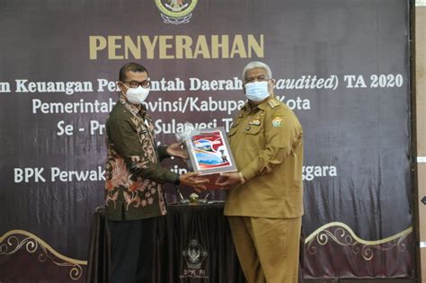 Serahkan LKPD Ke BPK Gubernur Semoga Bisa WTP Kedelapan Kalinya
