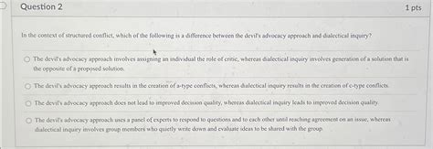 Solved Question PtsIn The Context Of Structured Chegg Com
