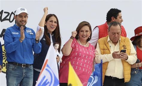 Marko Cortés Respalda A Xóchitl Gálvez En El Inicio De Su Campaña