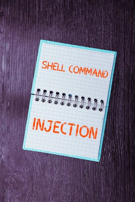 Conceptual Caption Shell Command Injection Internet Concept Used By