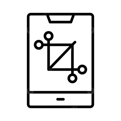 Crop Line Icon Vector Crop Measure Ruler Png And Vector With