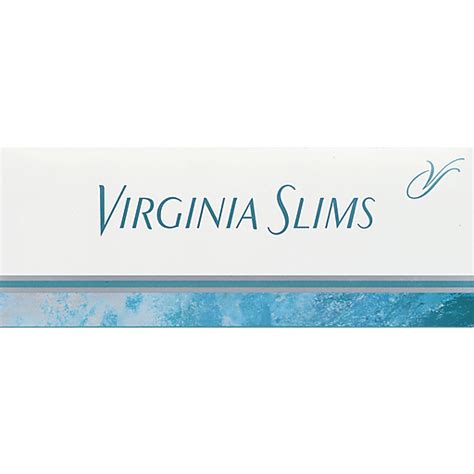 Virginia Slims Cigarettes Menthol Silver Pack Box 200 Ea Cigarettes