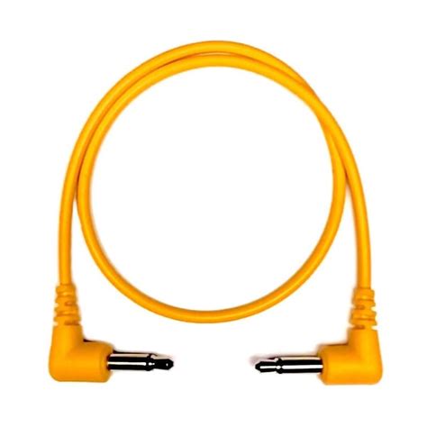 Tendrils Cables 6x Right Angled Patch Cables Orange Reverb