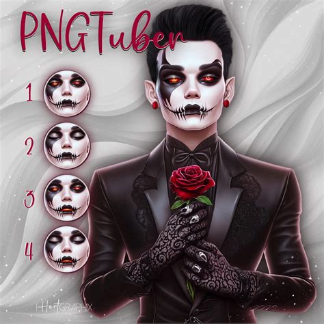 Male Vtuber Pngtuber Vtuber Model Twitch Vtuber Assets Digital Download For Streaming