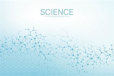 六角形抽象背景與幾何粒子形狀科學技術和醫學概念圖形未來背景波流十六進位為您的設計向量插圖橫幅向量圖形及更多背景 主題圖片 背景
