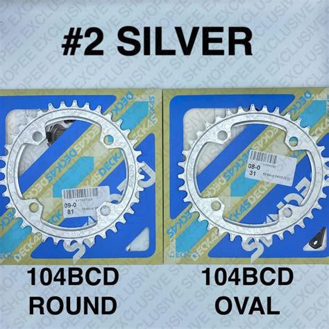 DECKAS Chainring 104BCD Oval Round Narrow Wide Chainring MTB Bicycle