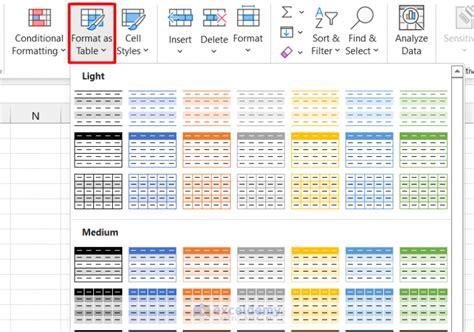 How To Create A Table Without Data In Excel Easy Methods