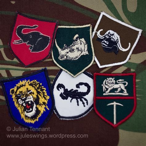 Rhodesian Army Formation Patches Juleswings Militaria