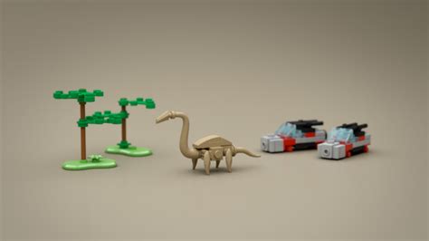 Cool Stuff Custom Mini Jurassic Park Lego Set Is Adorable