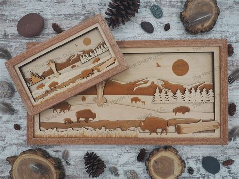 Geyser Wooden Shadow Box — The Hands That Shape Llc