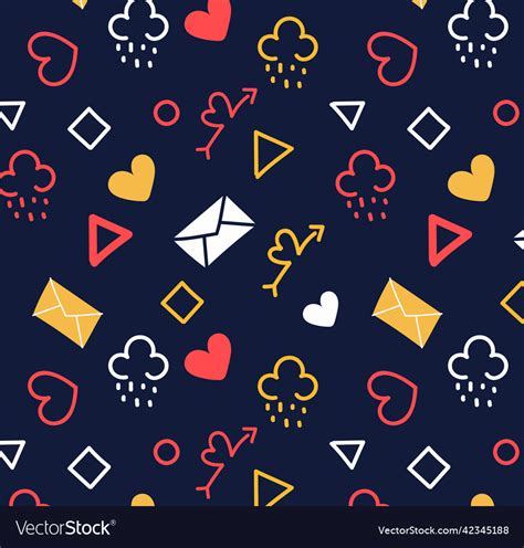 Chat Pattern Royalty Free Vector Image Vectorstock