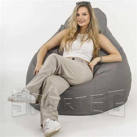 Jumbo Lazy Bag Tamno Sivi Sporteg