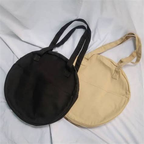 Jual Circle Bag Tote Bag Kanvas Premium Tote Bag Reslesting Tote