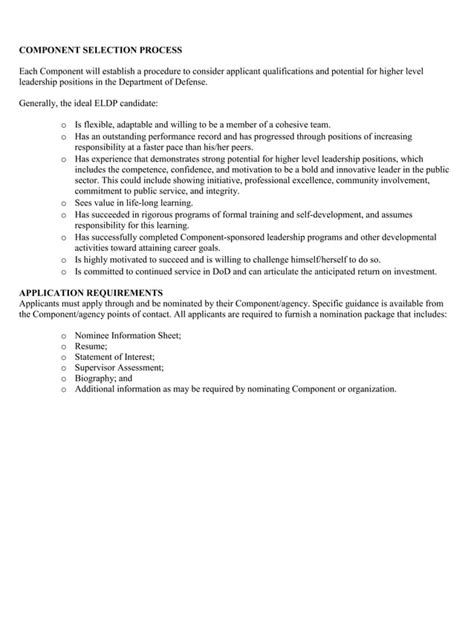 Dod Ldp Program Overview Pdf