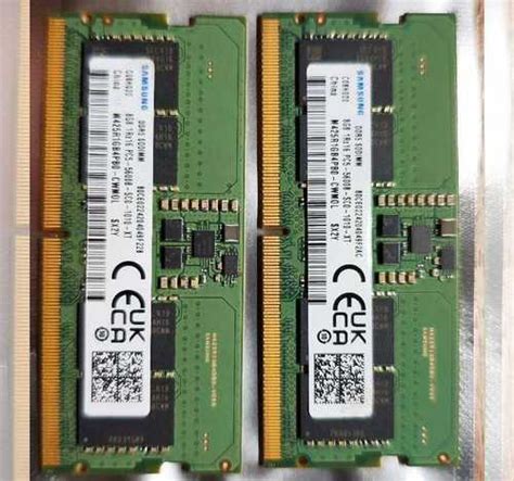 Опер память Sodimm Samsung Ddr5 16gb 5600mhz Вся Россия Комьютерные аксессуары и