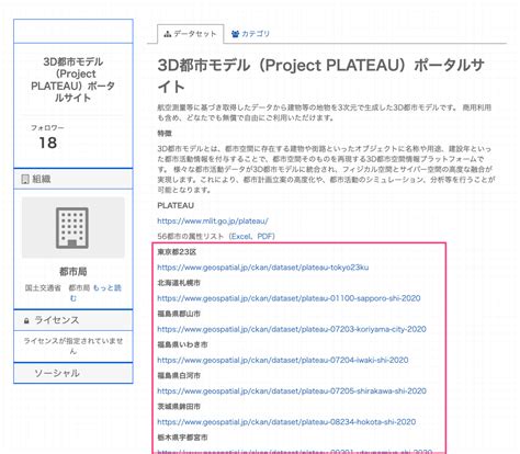商用可能な日本全国の3D都市モデルが無料で使えるPLATEAU プラトー のUnity UE向けSDK公開Unityゲーム素材