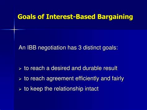 Ppt Interest Based Bargaining Powerpoint Presentation Free Download