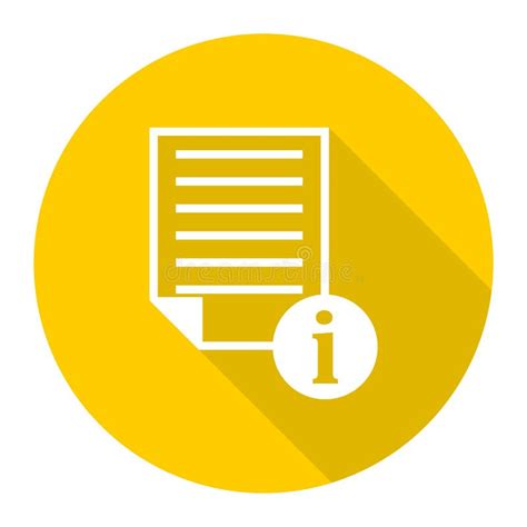 Catalog Vector Icon With Long Shadow Stock Vector Illustration Of