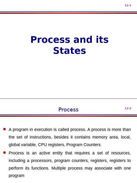 Week 2 Process Pdf Process Computing Scheduling Computing