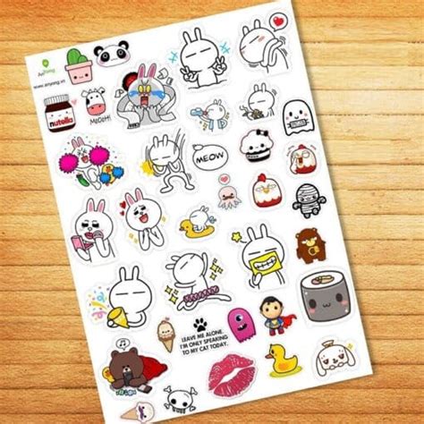 Top 50 Mẫu Sticker Đẹp Cute Để In Dán Mọi Thứ